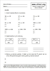 4. Razred – Matematika - nova.otroci.org